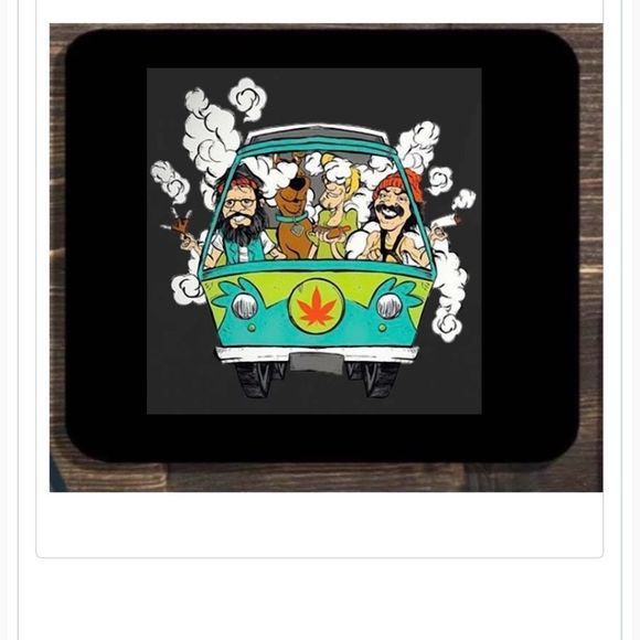 Accessories | Scoobymeets Cheech Chong Mouse Pad | Poshmark